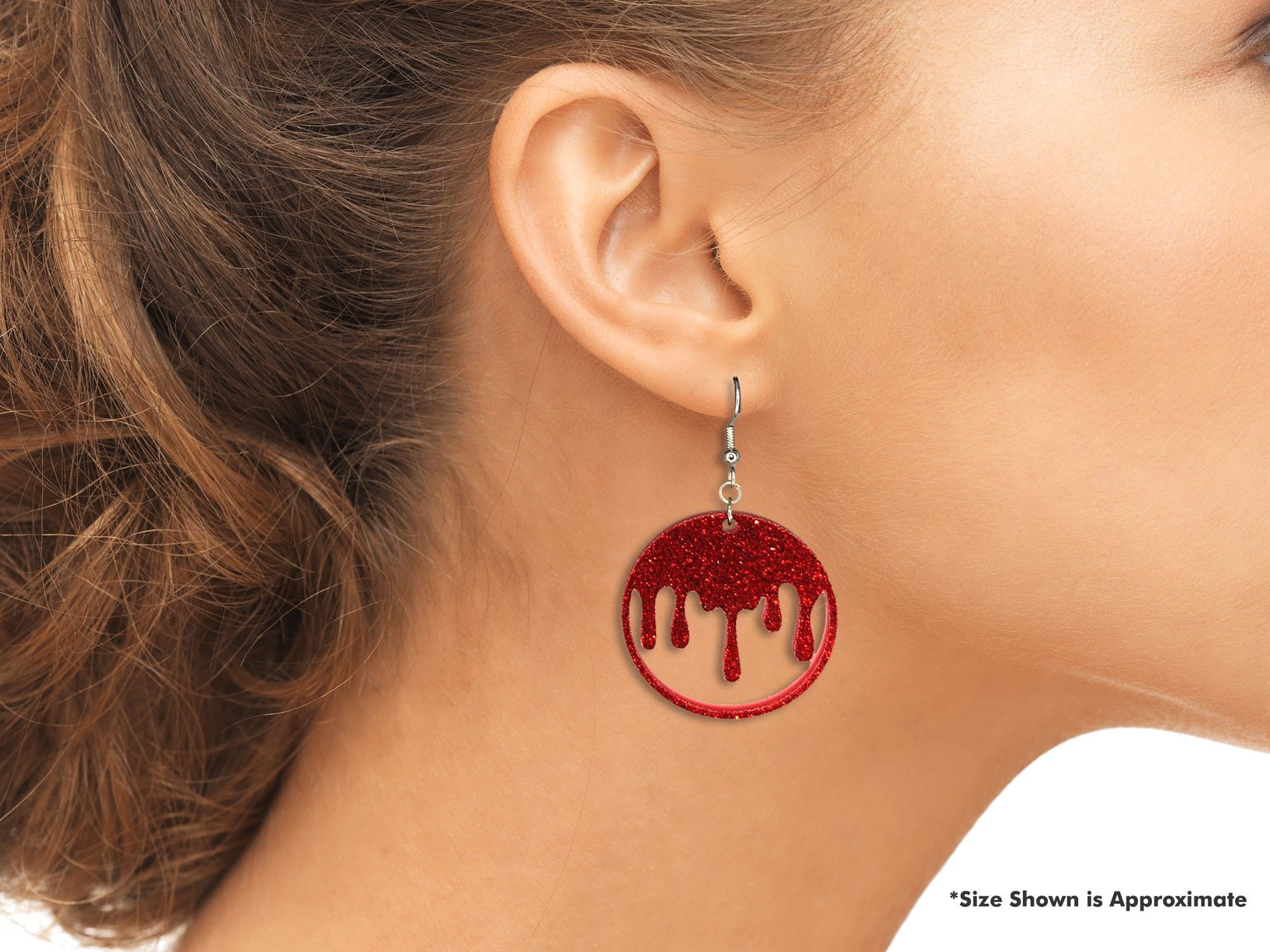 Drippy Hoop Earrings - Custom Laser-Cut Jewelry Collection – Uniquely ...