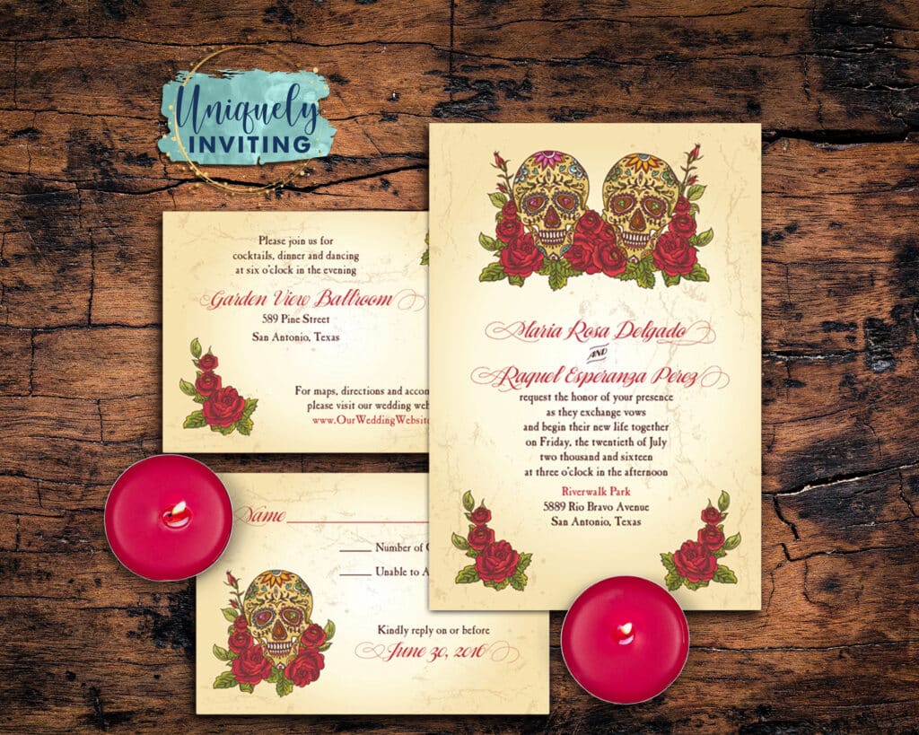Sugar Skull Invitations – Uniquely Inviting