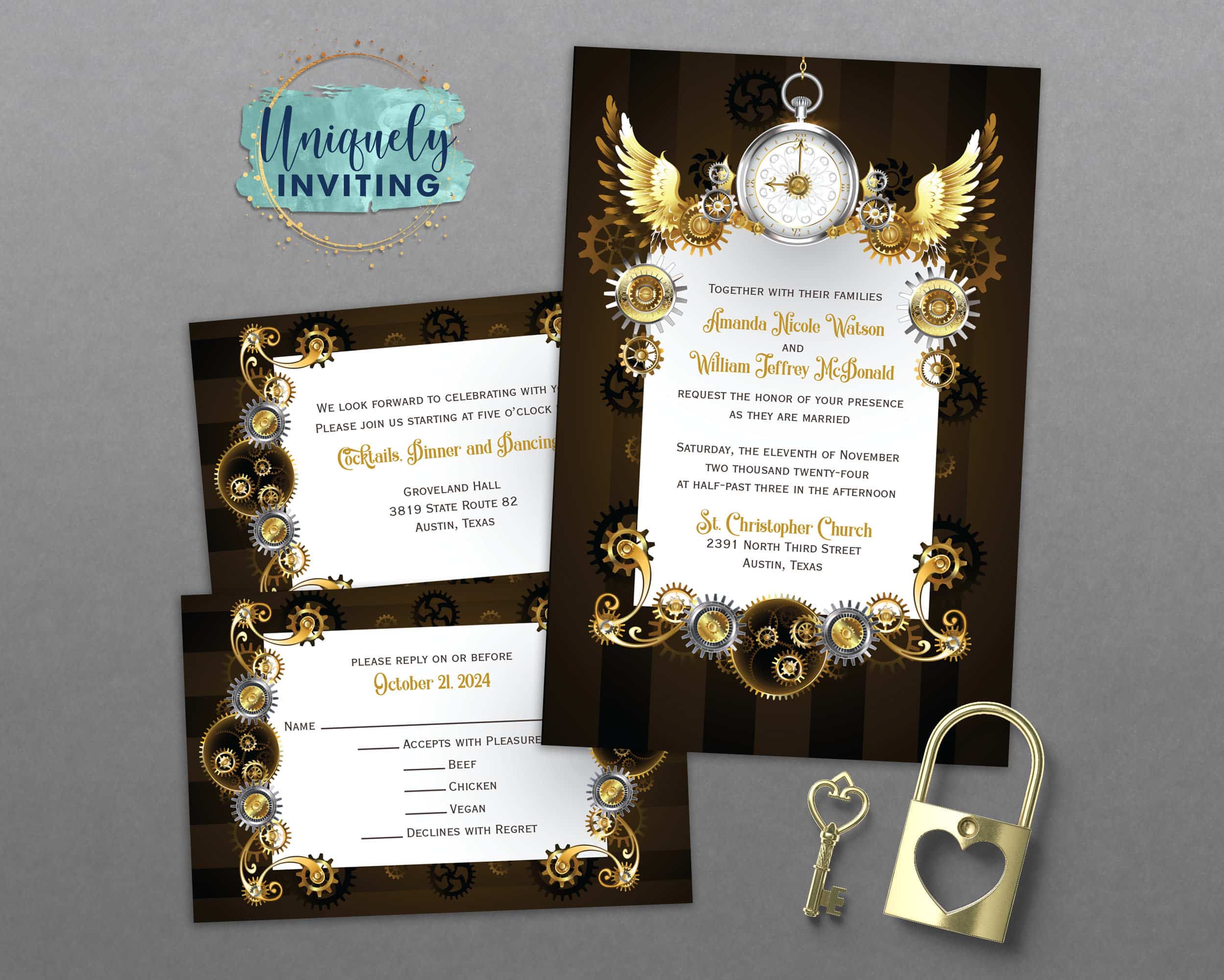 Steampunk Invitations – Uniquely Inviting