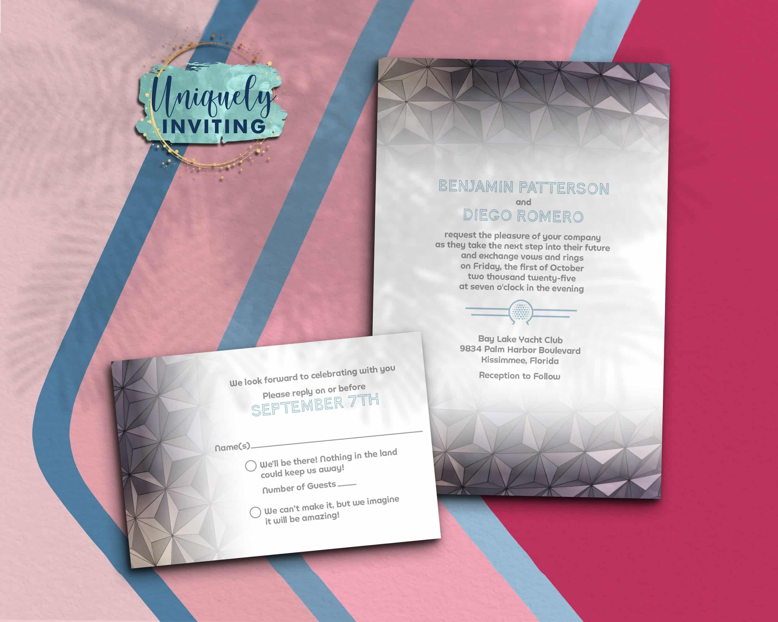 Experimental Prototype Wedding of Tomorrow Invitations – Uniquely Inviting